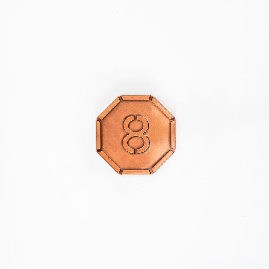 Copper Pin Badge – 8 Doors Distillery